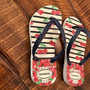 Havaianas | Shoes | Havaianas Girls Cherry Flip Flop | Poshmark